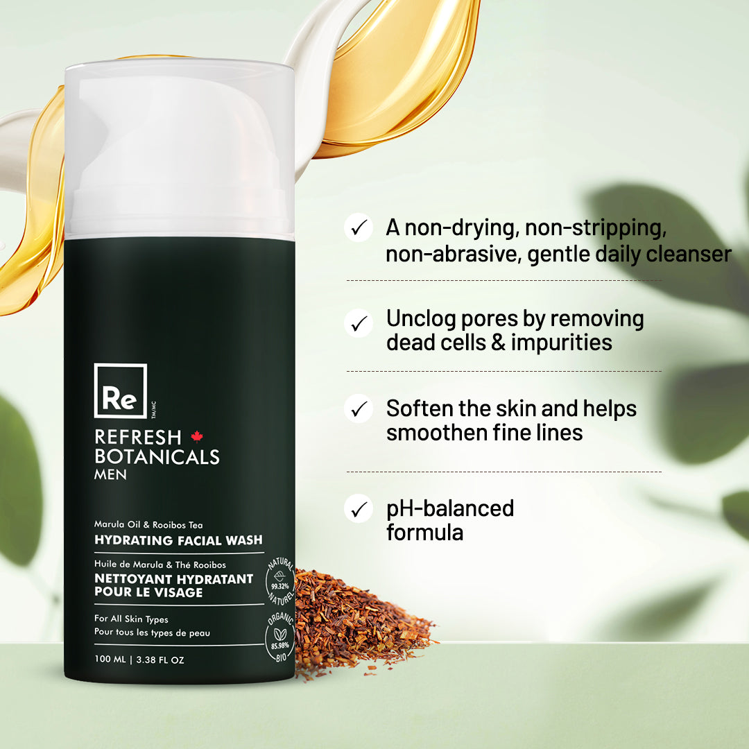 Men Detox Facial Wash – Refresh Botanicals